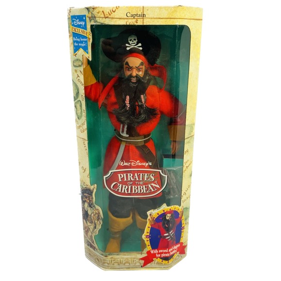 Disney | Toys | Nib Vtg 993 Disney Pirates Of The Caribbean Captain ...